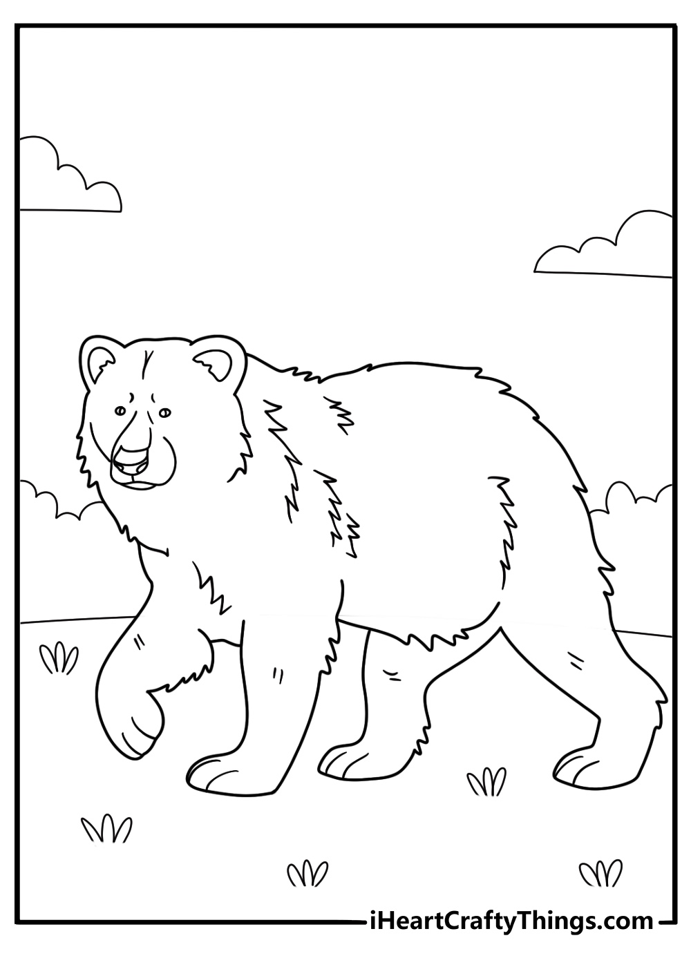 30 Bear Coloring Pages (100% Free Printable)