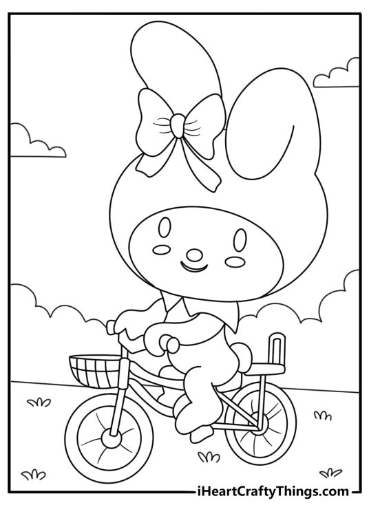 50 Free My Melody Coloring Pages (Easy PDF Sheets For Kids)