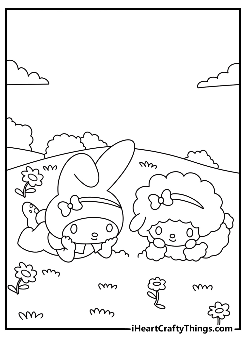 50 Free My Melody Coloring Pages (Easy PDF Sheets For Kids)