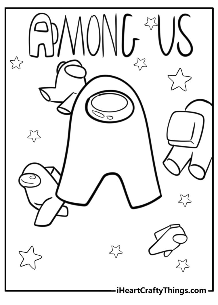 65 Among Us Coloring Pages (Free To Download PDF Printables)