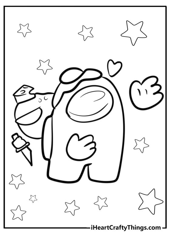 65 Among Us Coloring Pages (Free To Download PDF Printables)