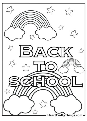 20 Back To School Coloring Pages (Free PDF Printables)
