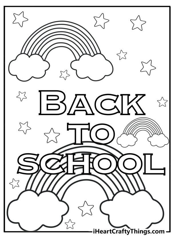 20 Back To School Coloring Pages (Free PDF Printables)