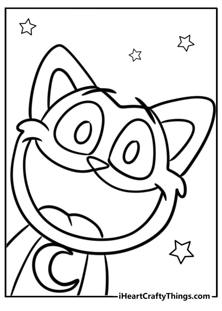 18 New CatNap Coloring Pages (100% Free To Print)