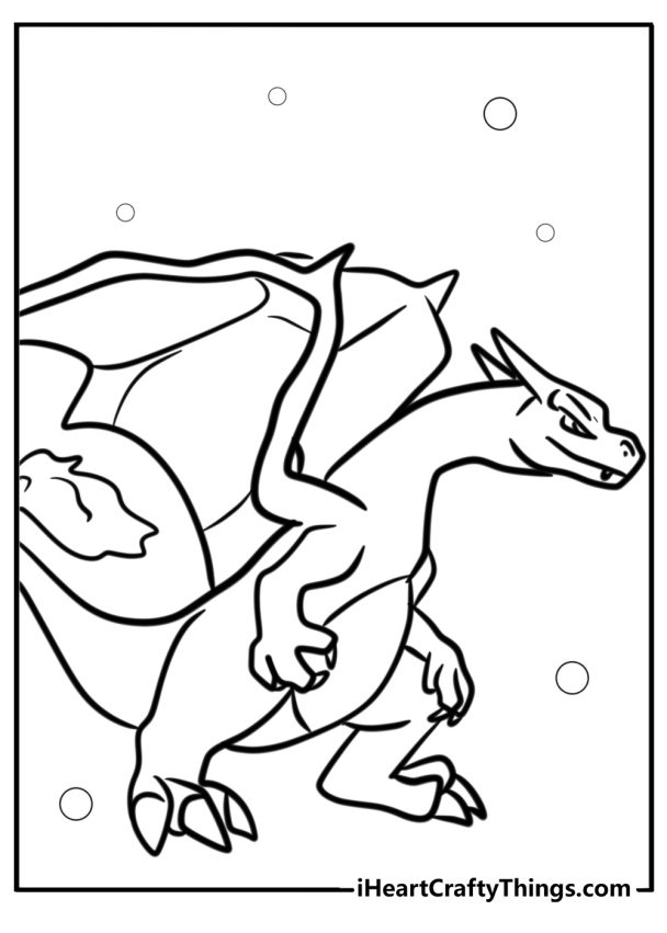36 New Charizard Coloring Pages (100% Free To Print)