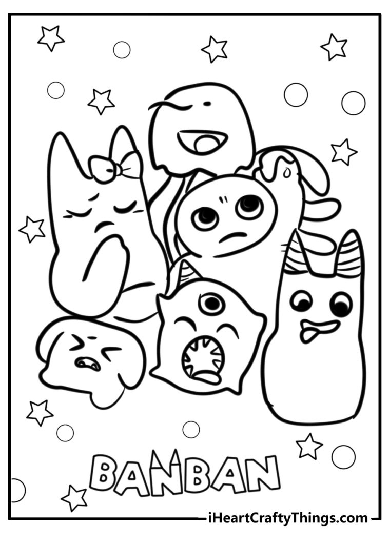 30 New Garten Of Banban Coloring Pages (100% Free To Print)