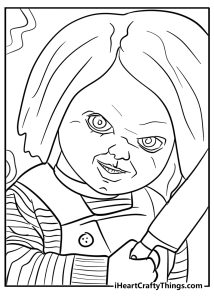 25 New Horror Coloring Pages (100% Free To Print)
