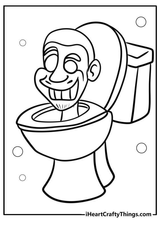 25 New Skibidi Toilet Coloring Pages (100% Free To Print)