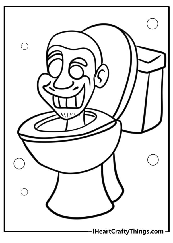 25 New Skibidi Toilet Coloring Pages (100% Free To Print)