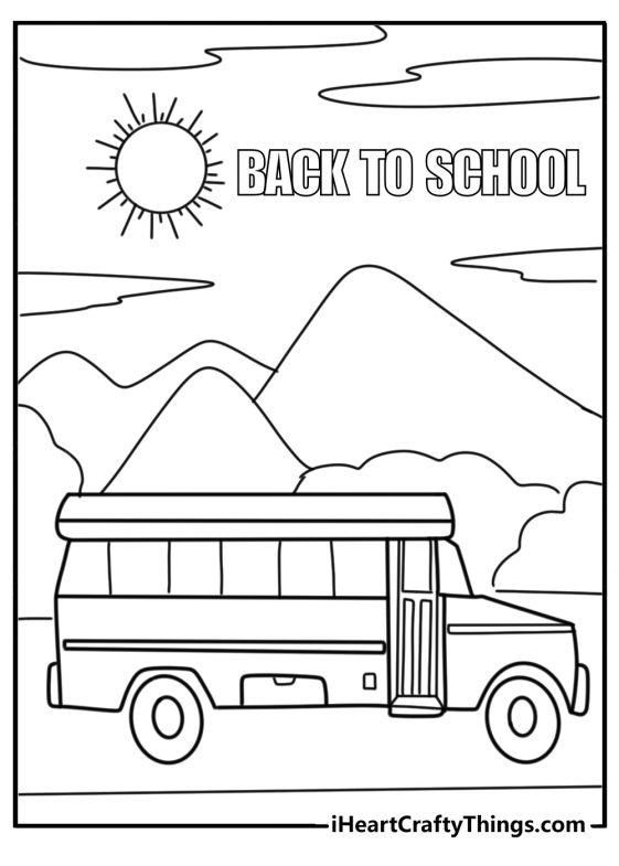 20 Back To School Coloring Pages (Free PDF Printables)