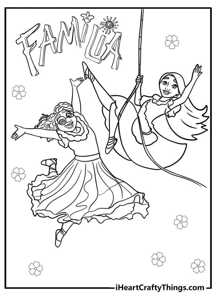 36 New Encanto Coloring Pages (100% Free To Print)