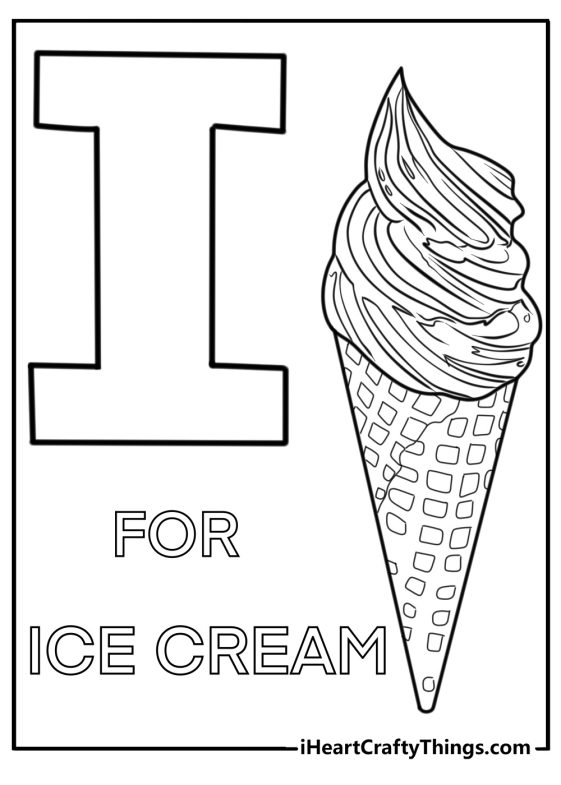 20 Letter I Coloring Pages (Free Printable PDF For Toddlers)