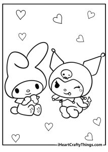 25 My Melody Coloring Pages For Kids (100% Free To Print)