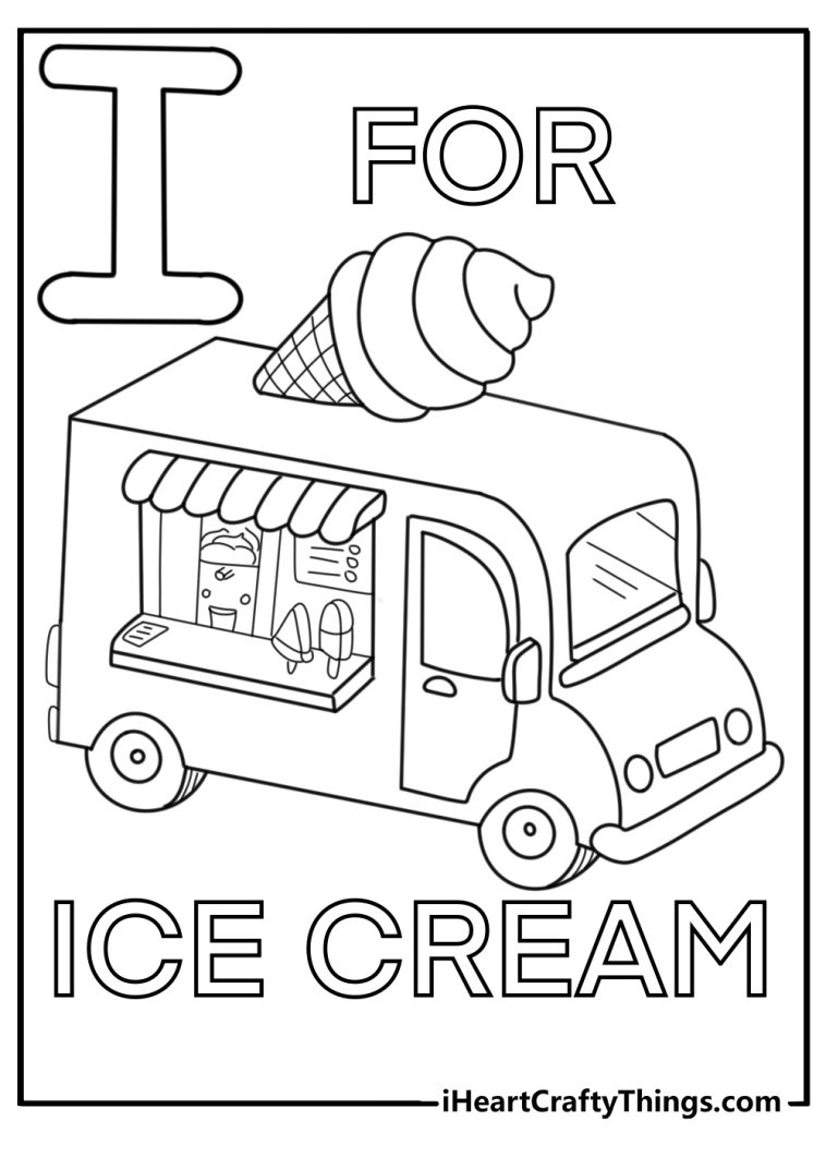 20 Letter I Coloring Pages (Free Printable PDF For Toddlers)