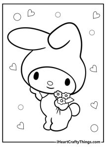 25 My Melody Coloring Pages For Kids (100% Free To Print)