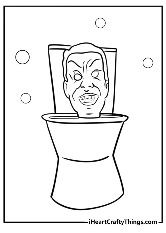 25 New Skibidi Toilet Coloring Pages (100% Free To Print)