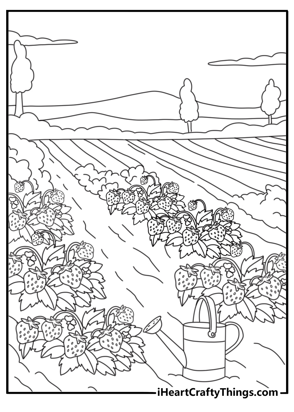 32+ Strawberry Coloring Pages - Free PDF Printables For Kids