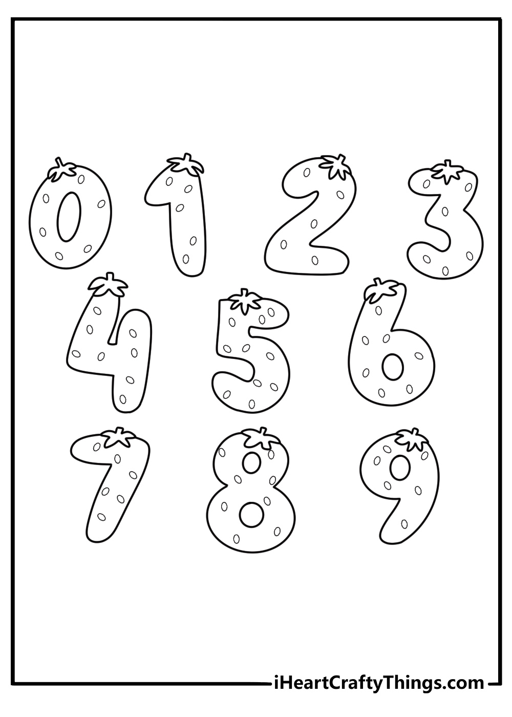 32+ Strawberry Coloring Pages - Free PDF Printables For Kids