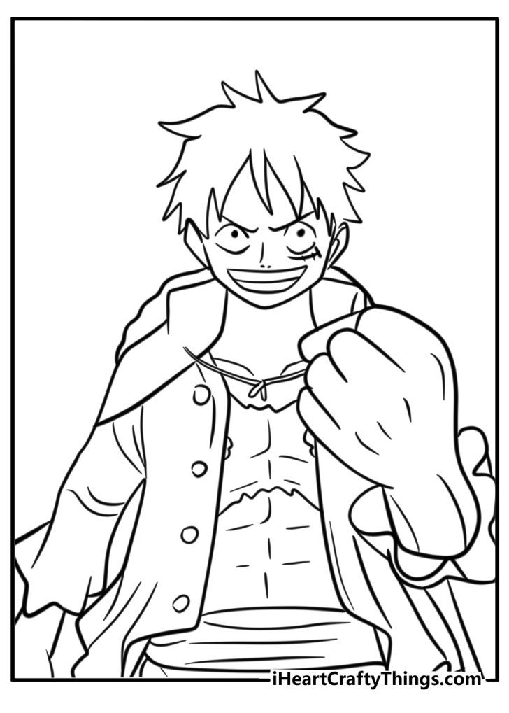 21 New One Piece Coloring Pages (100% Free To Print)