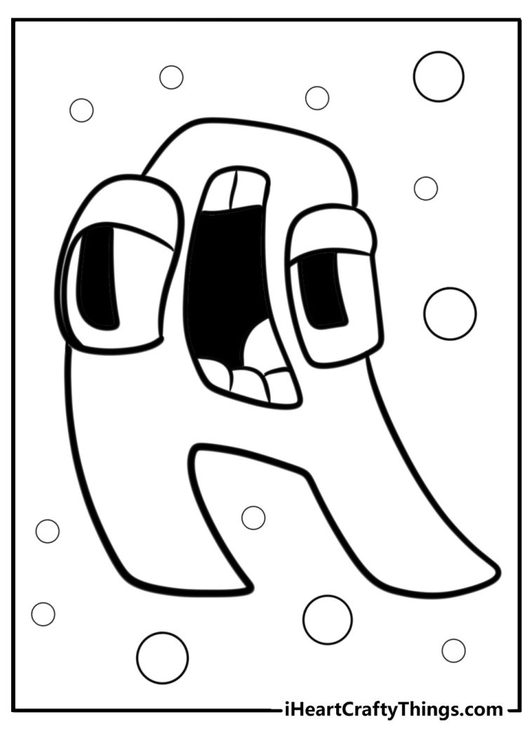 44 New Alphabet Lore Coloring Pages (100% Free To Print)