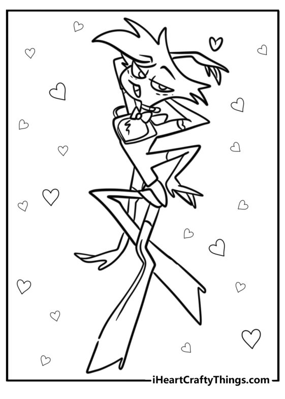 26 New Hazbin Hotel Coloring Pages (100% Free To Print)
