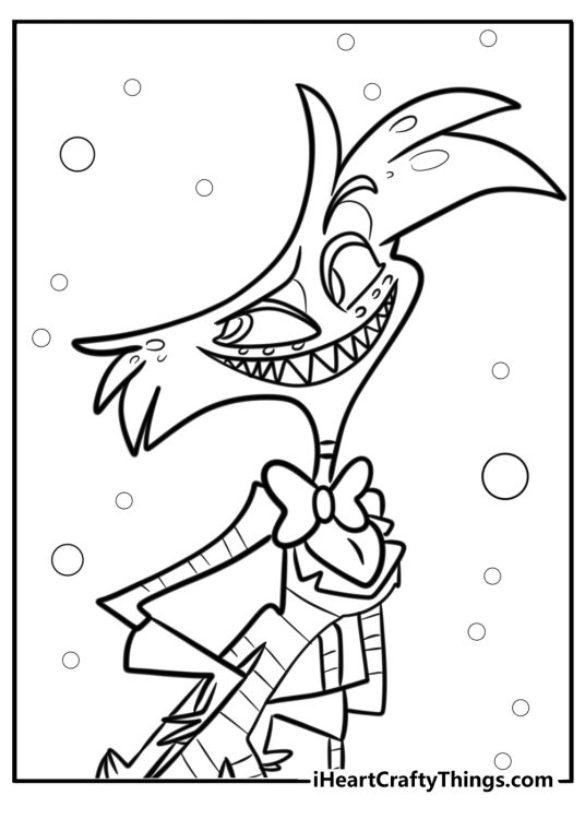 26 New Hazbin Hotel Coloring Pages (100% Free To Print)