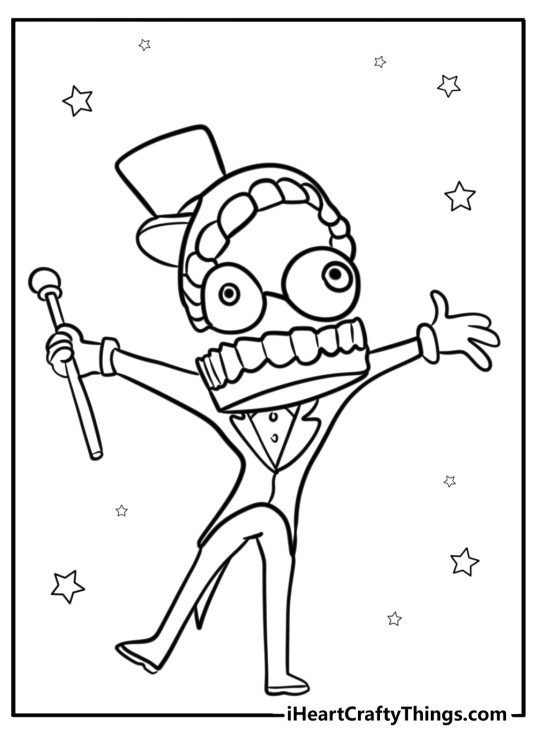 12 Free The Amazing Digital Circus Coloring Pages PDFs