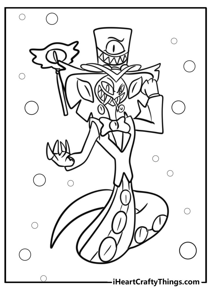26 New Hazbin Hotel Coloring Pages (100% Free To Print)