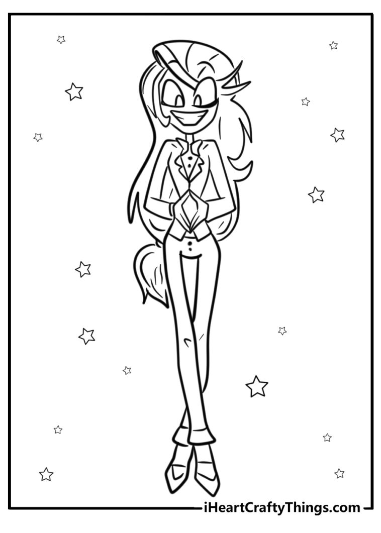 26 New Hazbin Hotel Coloring Pages (100% Free To Print)