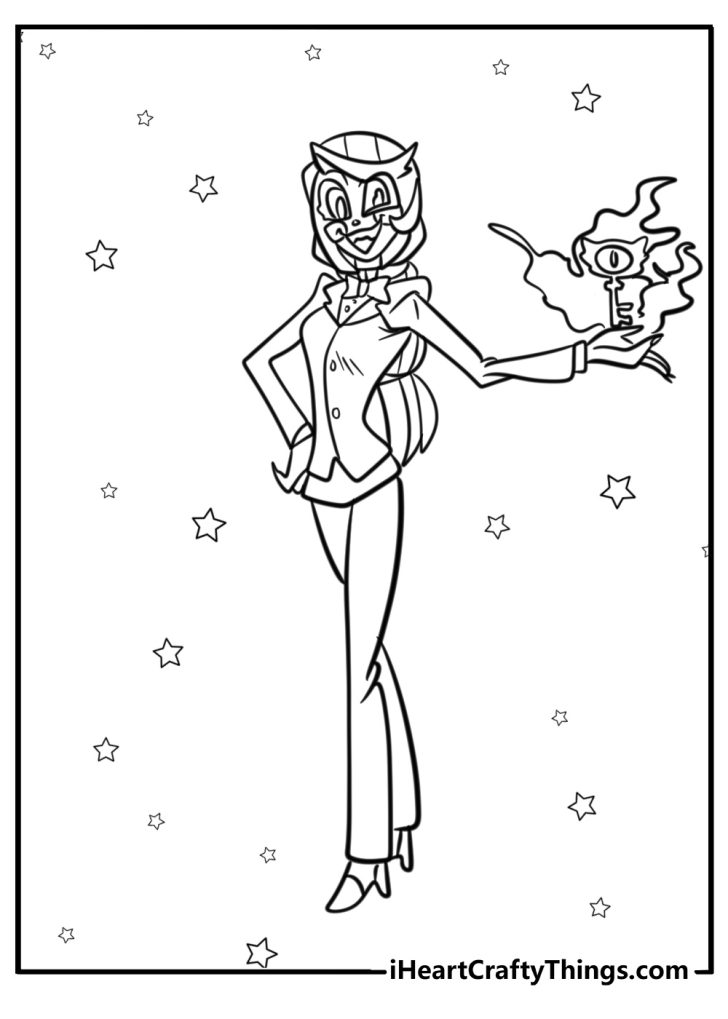 26 New Hazbin Hotel Coloring Pages (100% Free To Print)