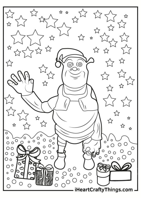 44 New Shrek Coloring Pages (100% Free To Print)
