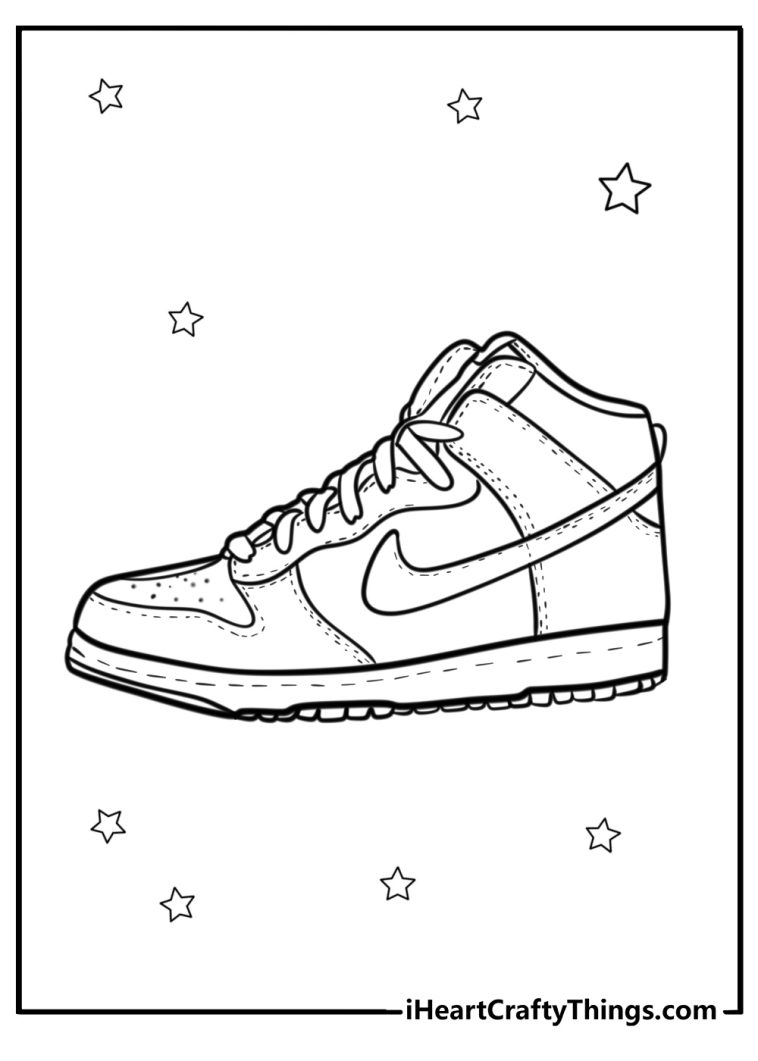 26 New Nike Coloring Pages (100% Free To Print)