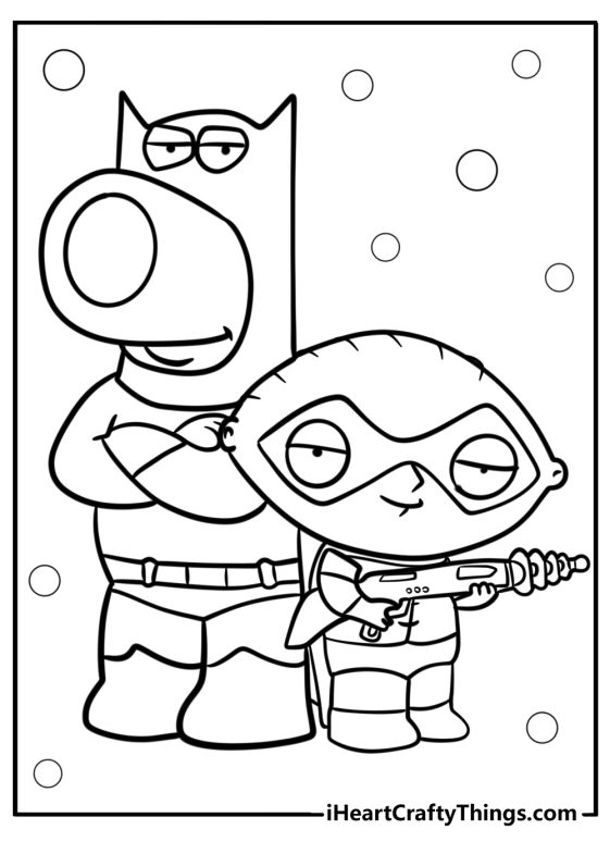 30 Family Guy Coloring Pages (Printable Cartoon Free PDFs)
