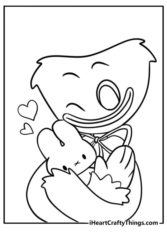 25 Huggy Wuggy Coloring Pages For Kids (100% Free To Print)