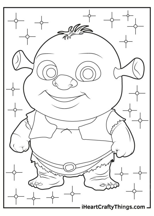 44 New Shrek Coloring Pages (100% Free To Print)