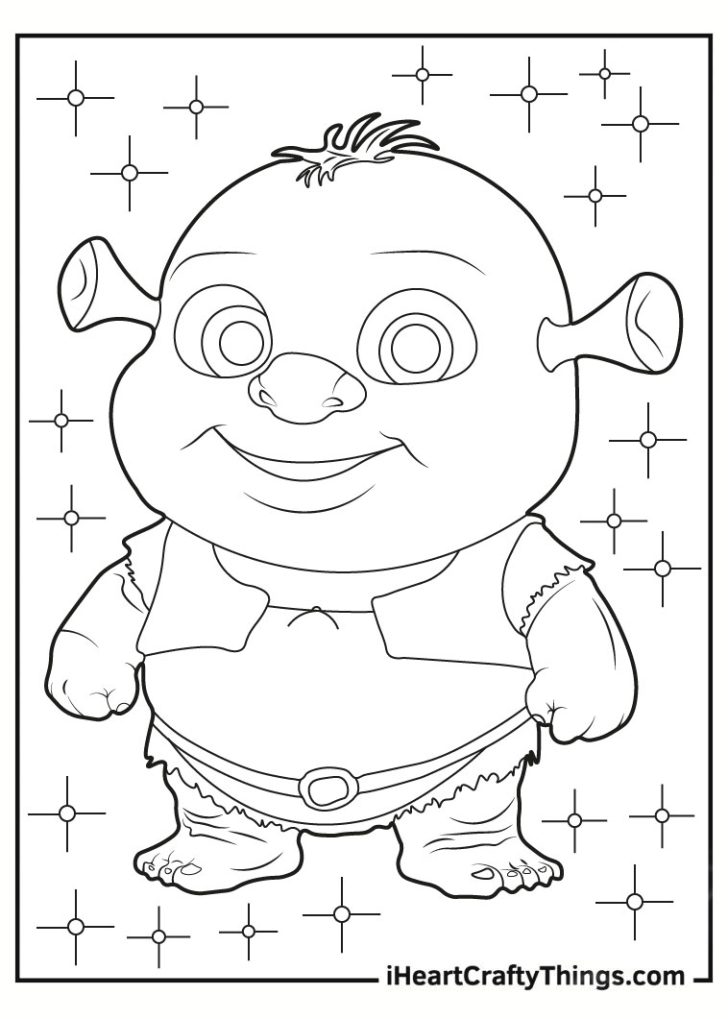 44 New Shrek Coloring Pages (100% Free To Print)