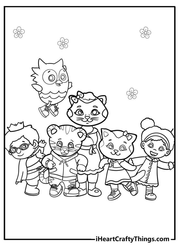 17 New Daniel Tiger Coloring Pages (100% Free To Print)