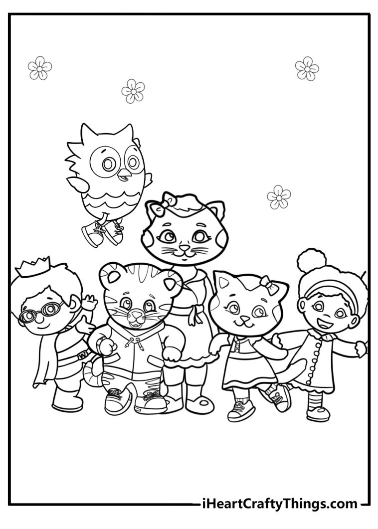 17 New Daniel Tiger Coloring Pages (100% Free To Print)