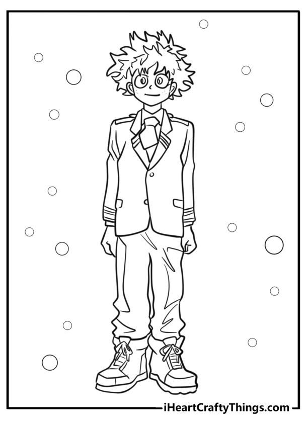 My Hero Academia Coloring Pages (26 Free PDF Printables)
