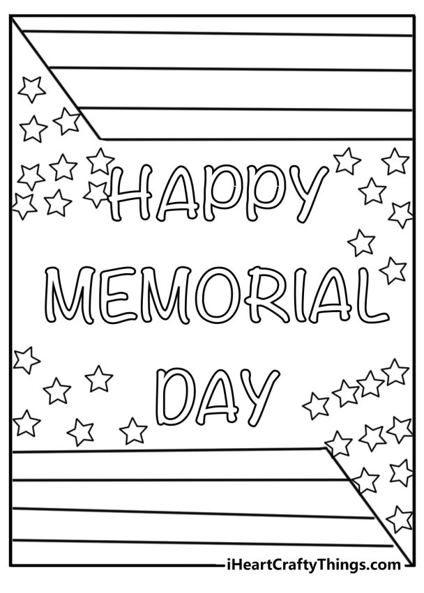 41 New Memorial Coloring Pages (100% Free To Print)