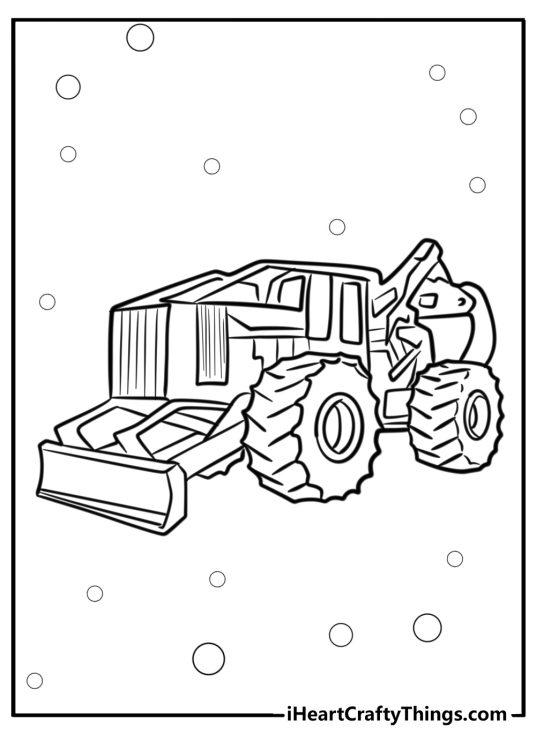 29 New Excavator Coloring Pages (100% Free To Print)