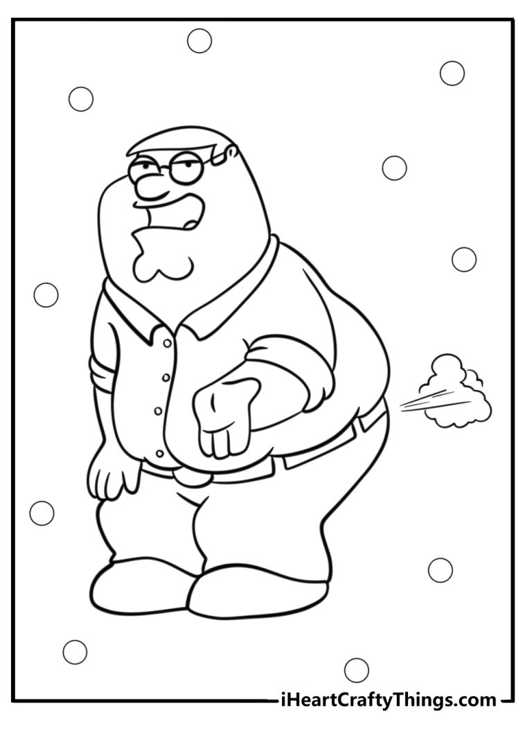 30 Family Guy Coloring Pages (Printable Cartoon Free PDFs)