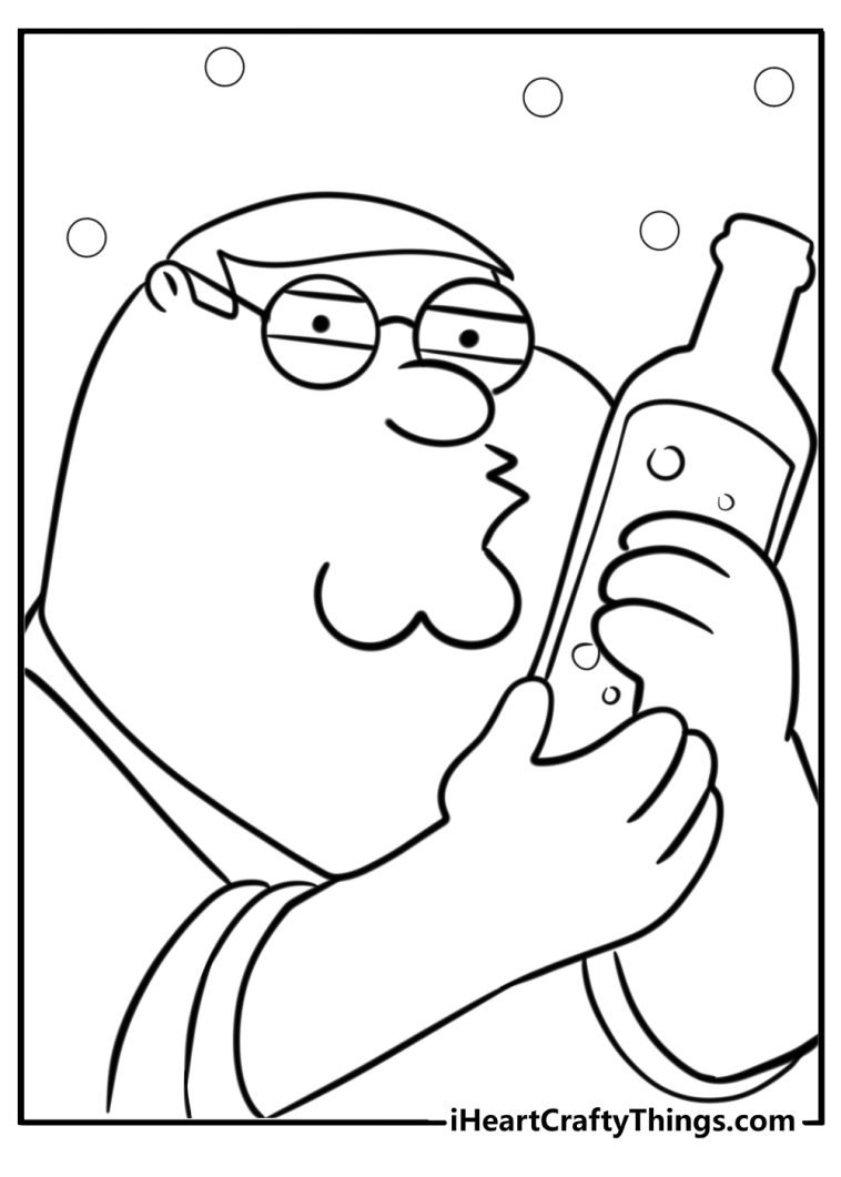 30 Family Guy Coloring Pages (Printable Cartoon Free PDFs)