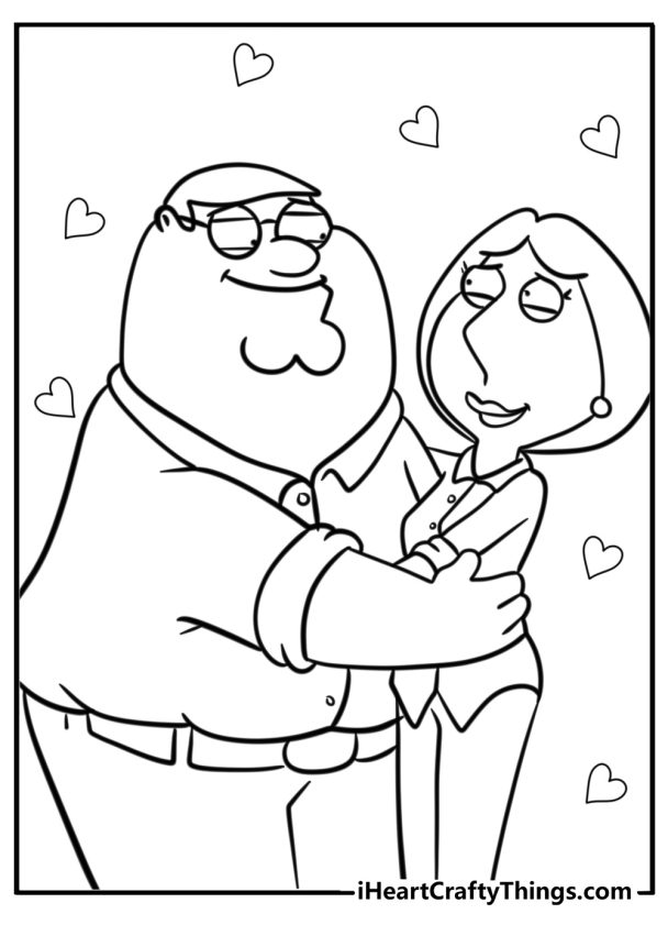 30 Family Guy Coloring Pages (Printable Cartoon Free PDFs)