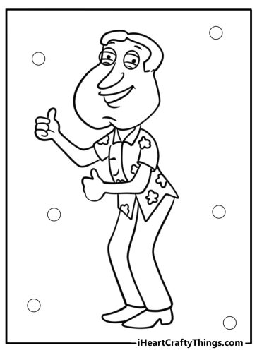 30 Family Guy Coloring Pages (Printable Cartoon Free PDFs)