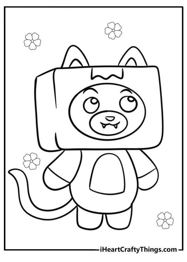 20 LankyBox Coloring Pages (Free Detailed PDF Printables)