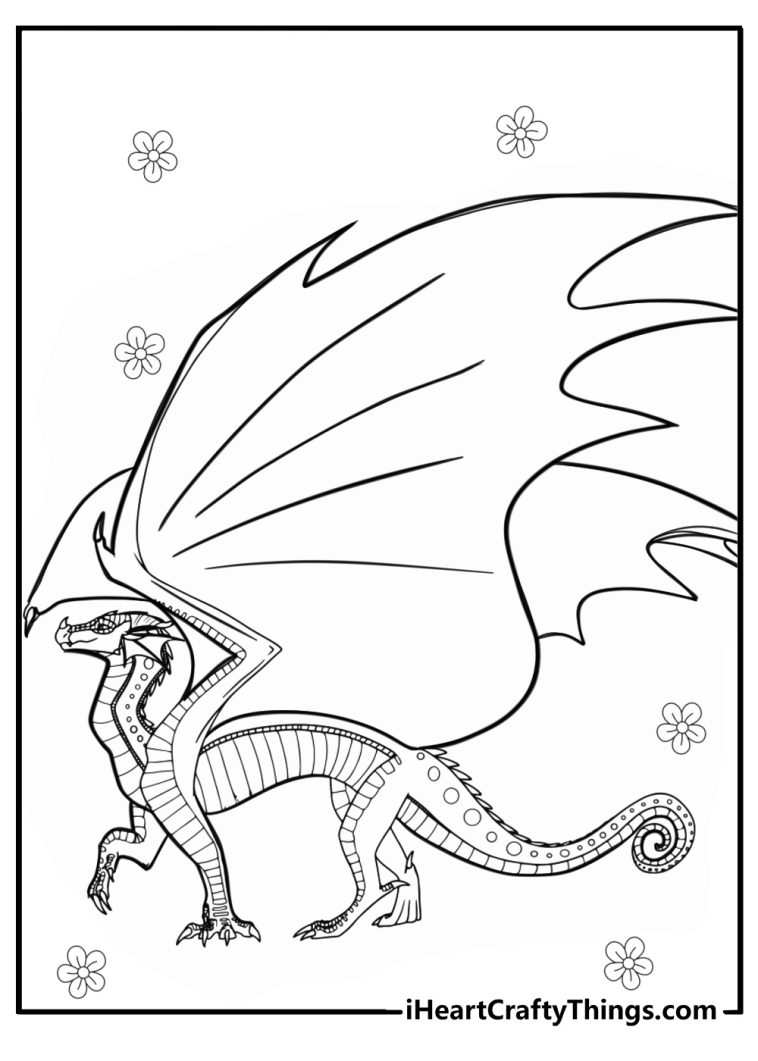 40 Wings Of Fire Coloring Pages (100% Free To Print)