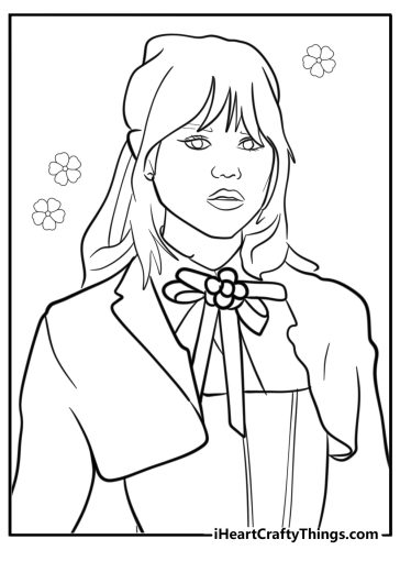 Wednesday Coloring Pages: 20 New Images To Print For Free!