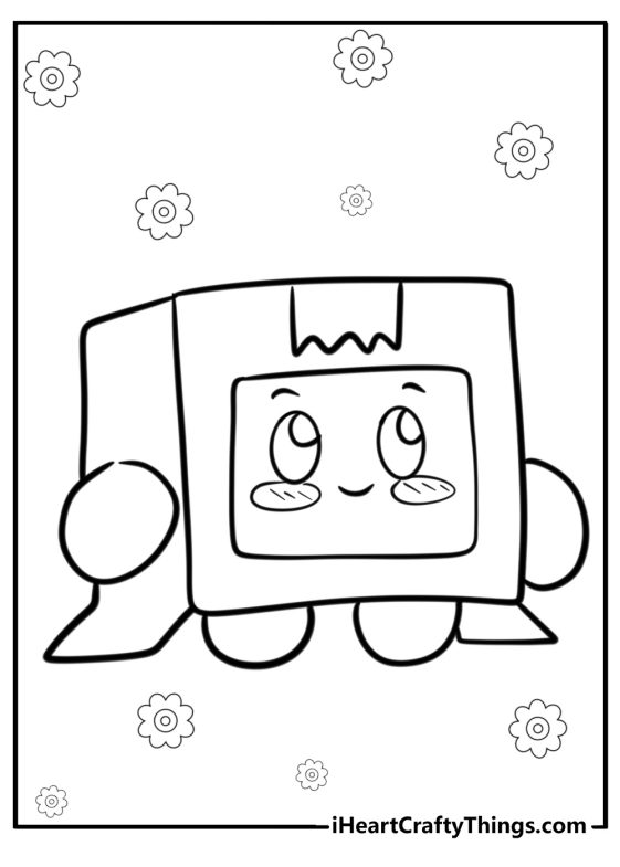 20 LankyBox Coloring Pages (Free Detailed PDF Printables)