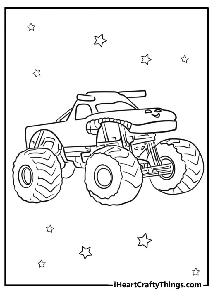 29 New Monster Jam Coloring Pages (100% Free To Print)